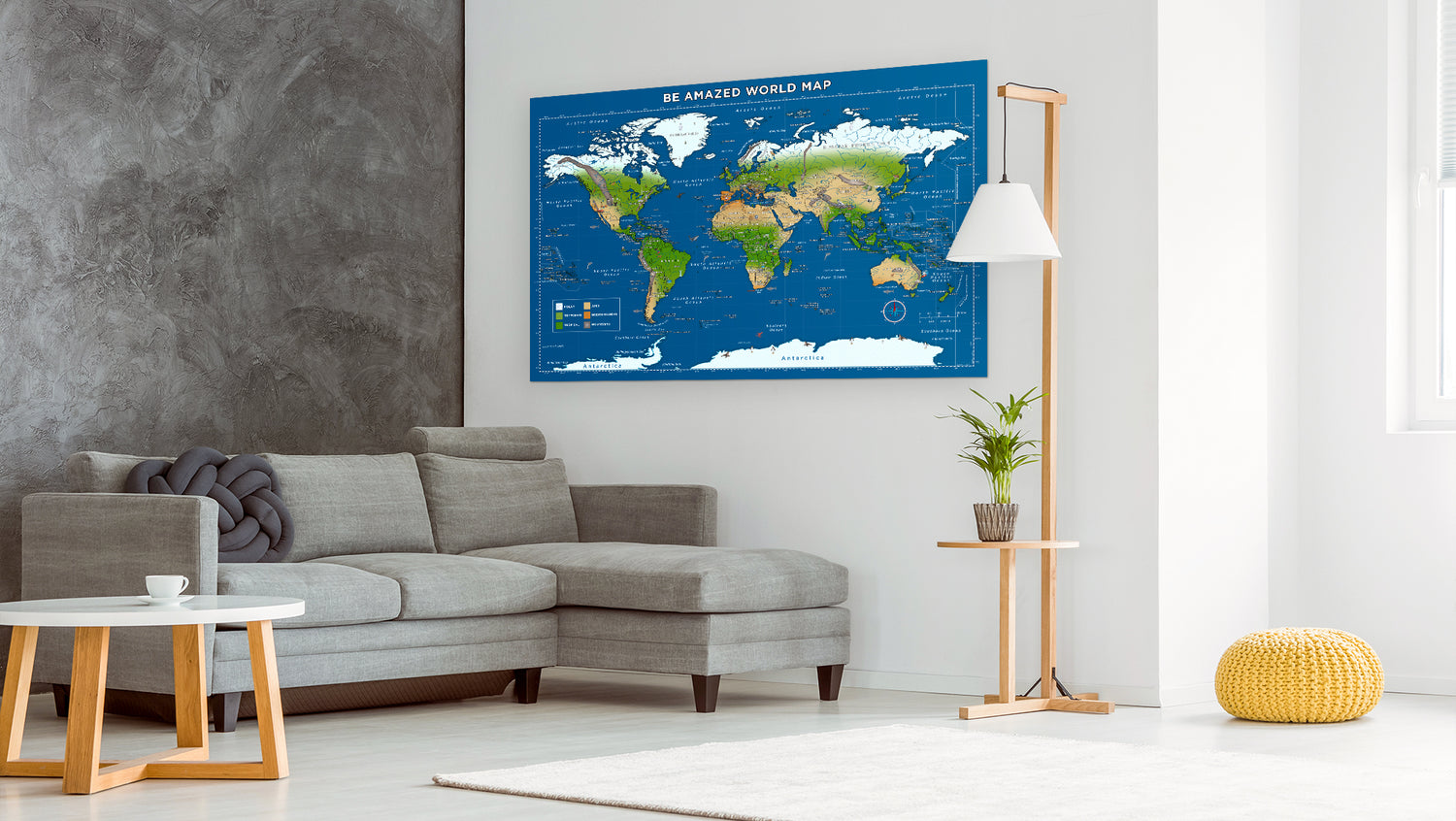 World Map Poster – Be Amazed