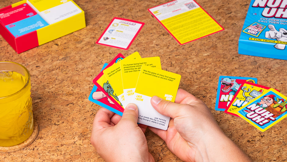 Nuh-Uh! Trivia Card Game + All Expansions – Be Amazed