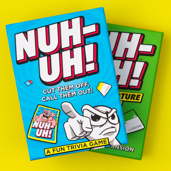 Nuh-Uh! Trivia Card Game + Expansion Pack – Be Amazed